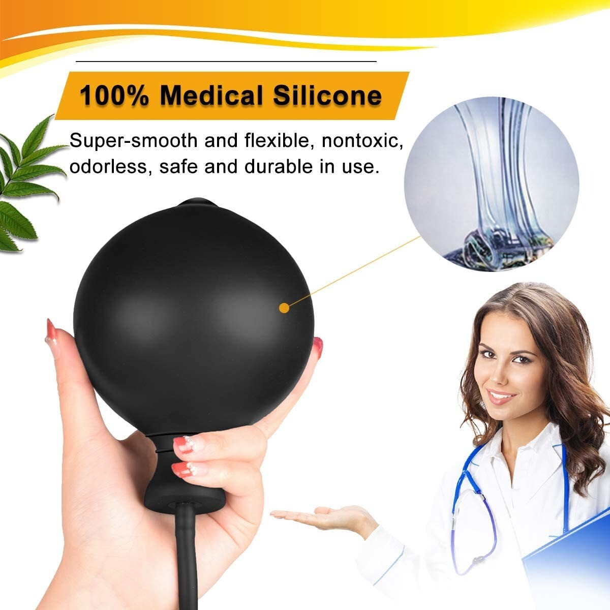 Inflatable Expandable Anal Balloon Butt Plug Anal Stretcher Stretching ...