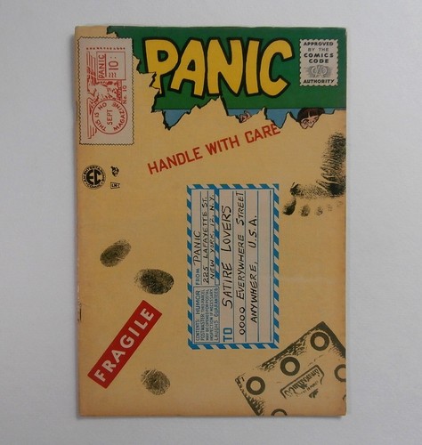 1955 PANIC MAGAZINE AUG-SEP VOL. 1 NO. 10 – EC COMICS HUMOR MAD GOLDEN ...