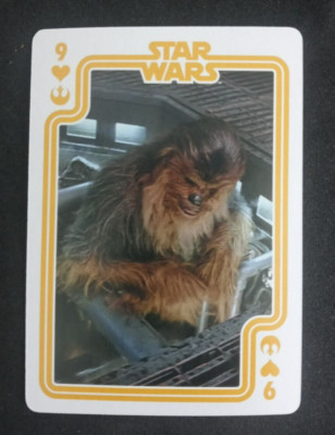 Disney Star Wars Chewbacca Playing Card Chewbacca 9 Hearts | eBay
