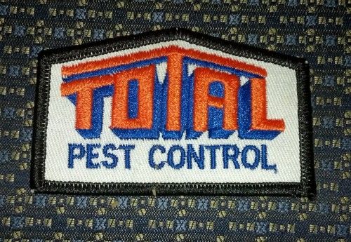 TOTAL PEST CONTROL Iron or Sew-On Patch 3.25"X2" | eBay