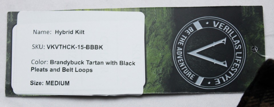 Verillas Lifestyles Men's Versatta Tartan Inverted Cargo Kilt AR8 Multi ...