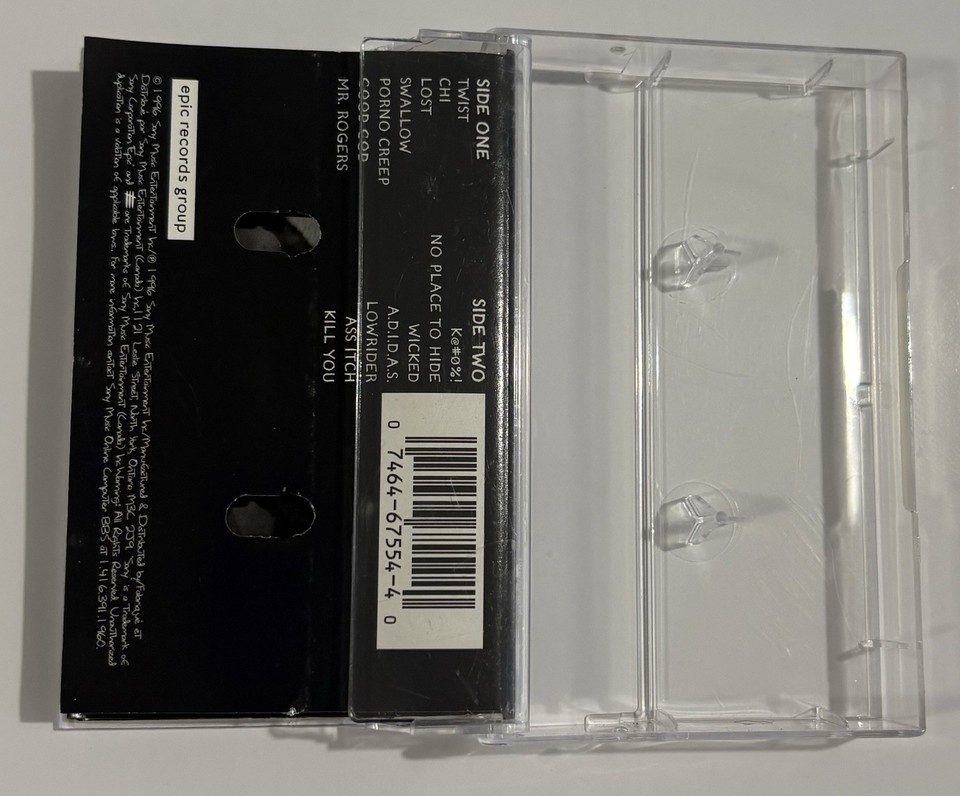 Korn - Life Is Peachy (Cassette Tape, 1996) NuMetal Sony Music Canada ...