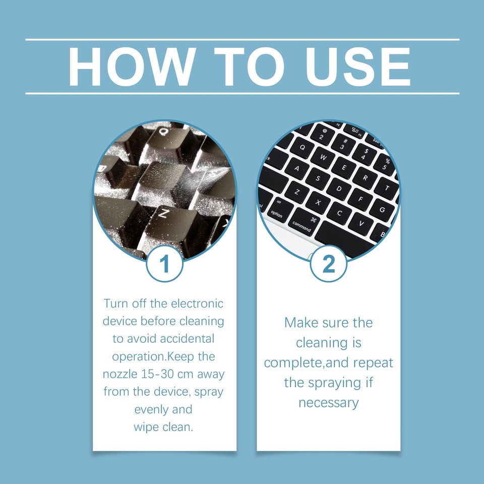 100ml Laptop Computer Keyboard Cleaner spray - Screen Cleaning spray | eBay