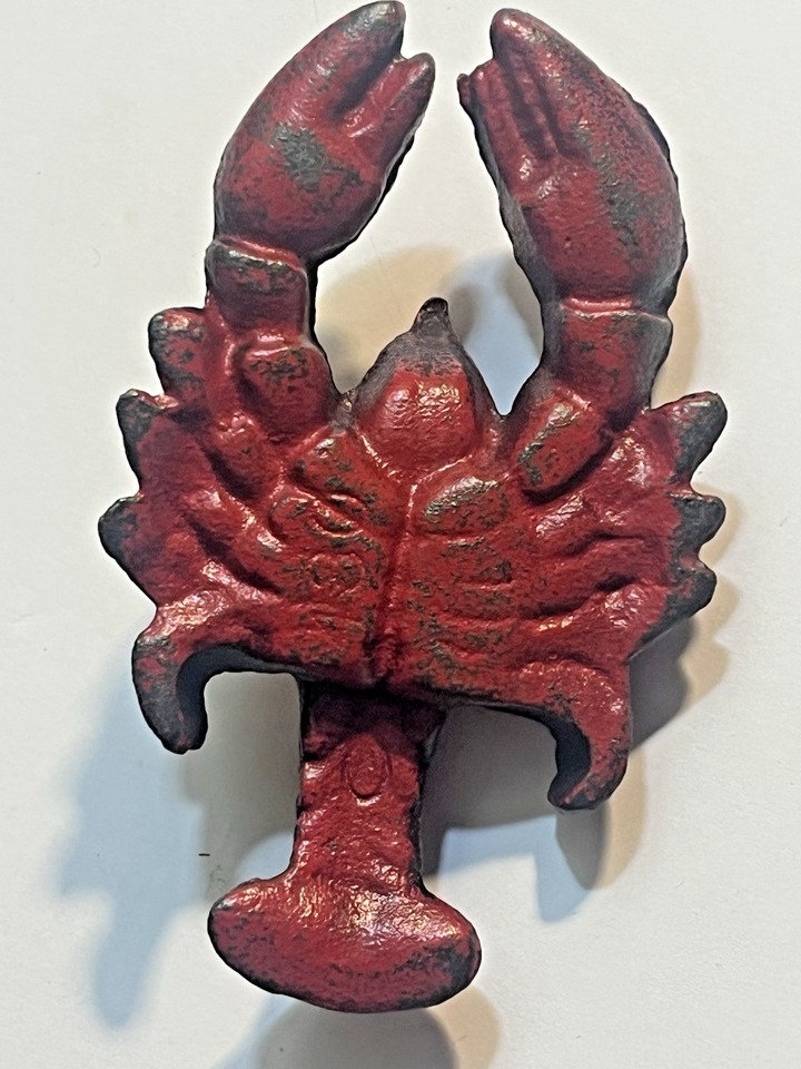 3-c 1910 Cast Iron Paperweights Griswold Pup-Hudson Half Moon-Red ...