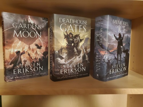 The Broken Binding Malazan Thick Paper Set Signed By Steven Erickson | eBay
