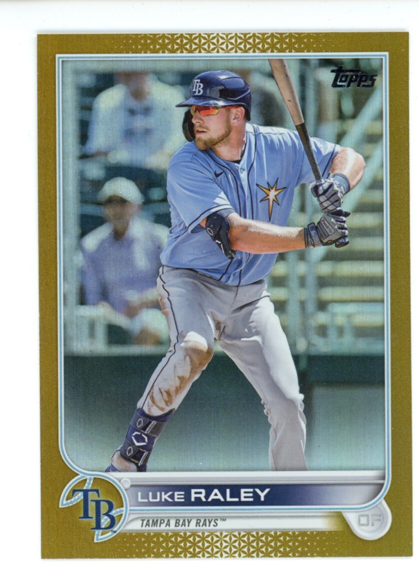 2022 TOPPS UPDATE LUKE RALEY GOLD FOIL #US24 TAMPA BAY RAYS | eBay