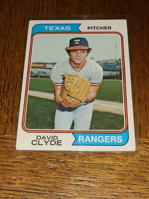 RANGERS DAVID CLYDE 1974 TOPPS #133 | eBay