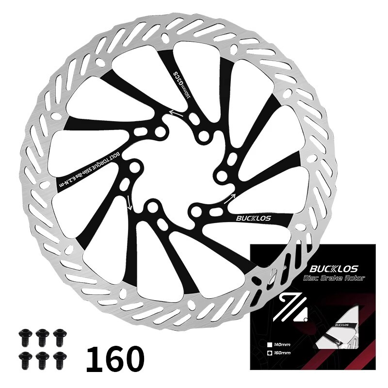 Disc Brake Rotor 160/180/203mm MTB Bike 6 Bolt Front Rear Rotor for ...