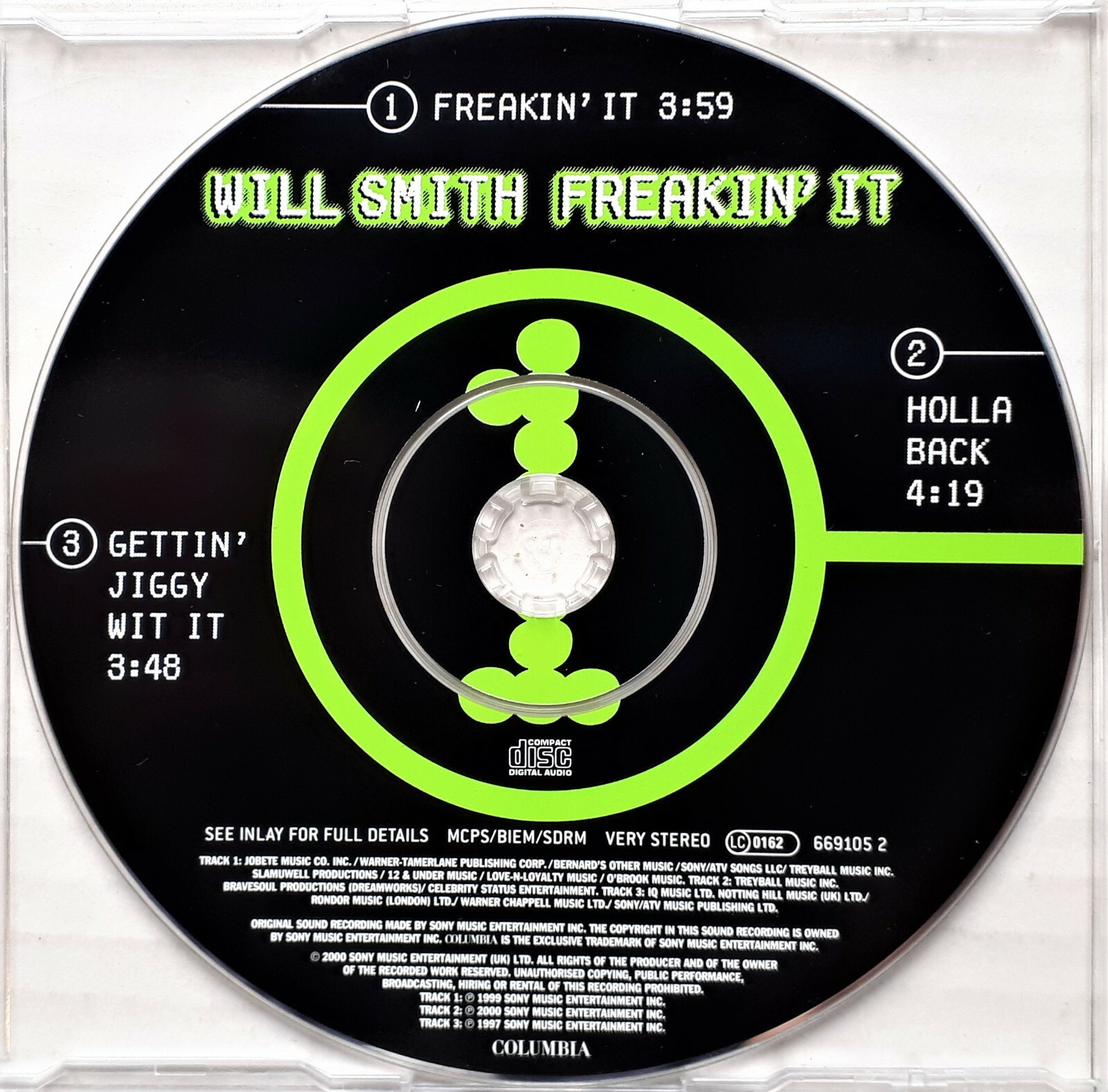 WILL SMITH - Freakin' It 2000 CD SINGLE 5099766910529| eBay