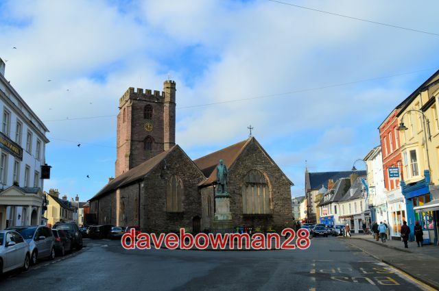 PHOTO ST MARY THE BULWARK BRECON A PROMINENT TOWN CENTRE CHURCH PART ...