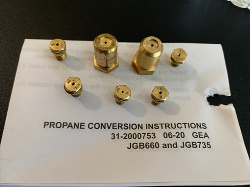GE propane (LP) orifice conversion kit for models JGB660 & JGB735 | eBay