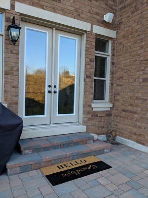 All Natural Coir Door Mat HELLO GOODBYE Design Entrance Floor Indoor ...