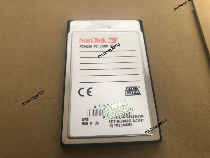 SanDisk 110mb PCMCIA PC Card ATA SDP3B-110 | eBay