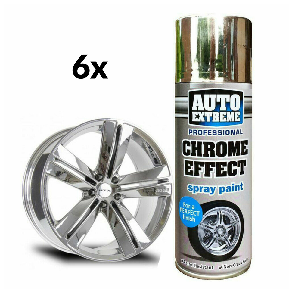 Auto Extreme Chrome Metallic Effect Spray Paint Can Professional Car ...
