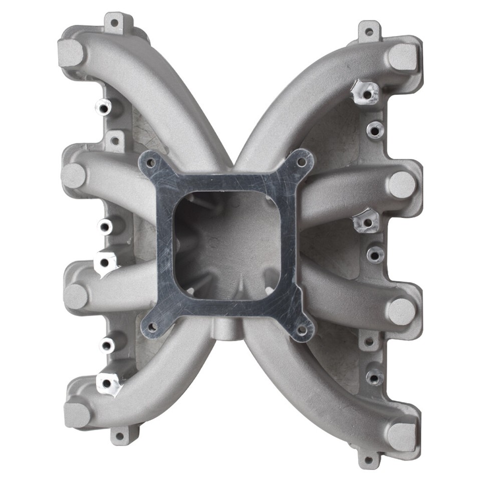 New Fits GM LS LS3/L92 300-131 Satin Aluminum Single Plane Carb Intake ...