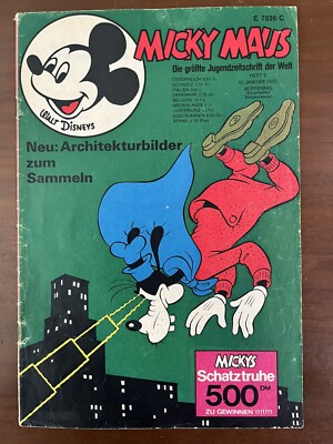 German Mickey Maus Comic, Super Goof Mickey Mouse Donald Duck Vintage ...