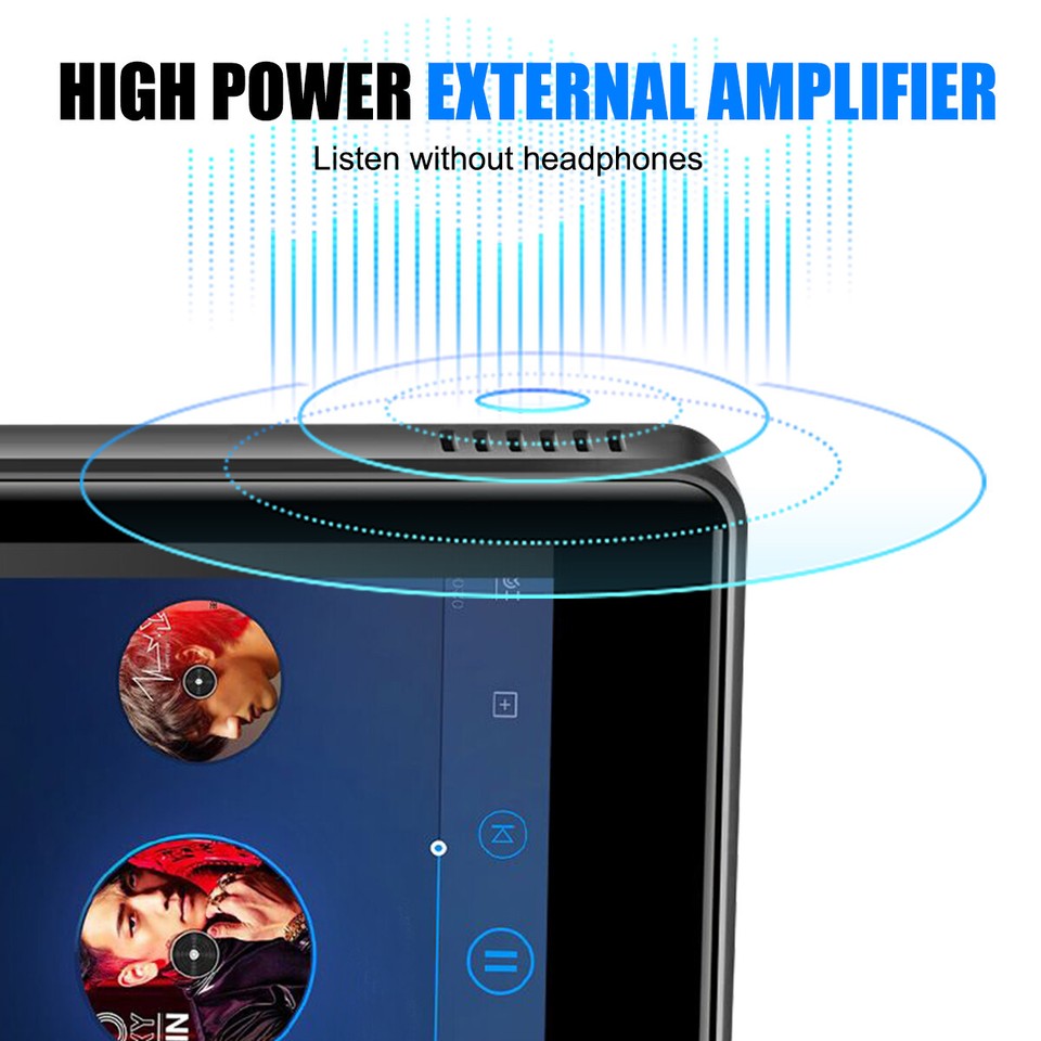 4 inch Full Touch Screen Bluetooth 5.0 WiFi Android MP3 Music MP4 Video ...