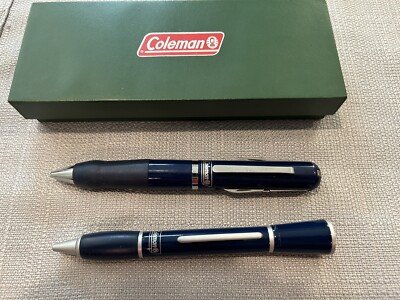 Coleman Pen Set with Case Multitool and Flashlight Designs Black | eBay