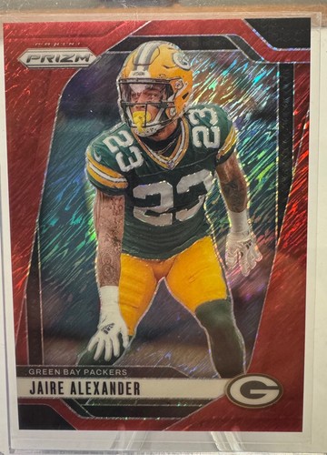 JAIRE ALEXANDER 2024 PANINI PRIZM FOOTBALL RED SHIMMER PACKERS /35 ...