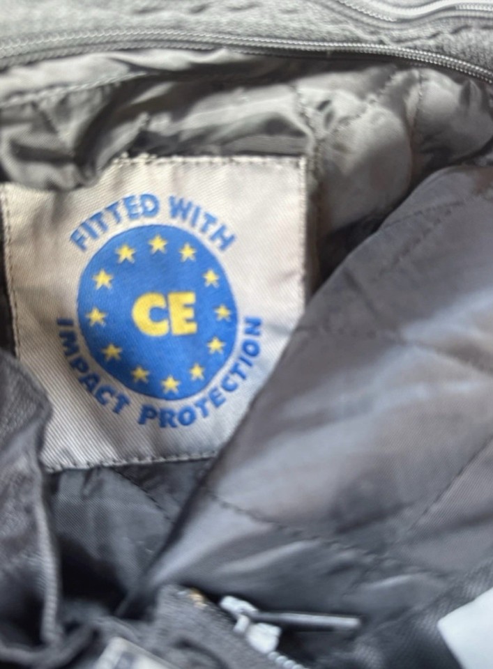 Richa Leather and Textile Motorcycle Trousers Size M Short Leg Black ...