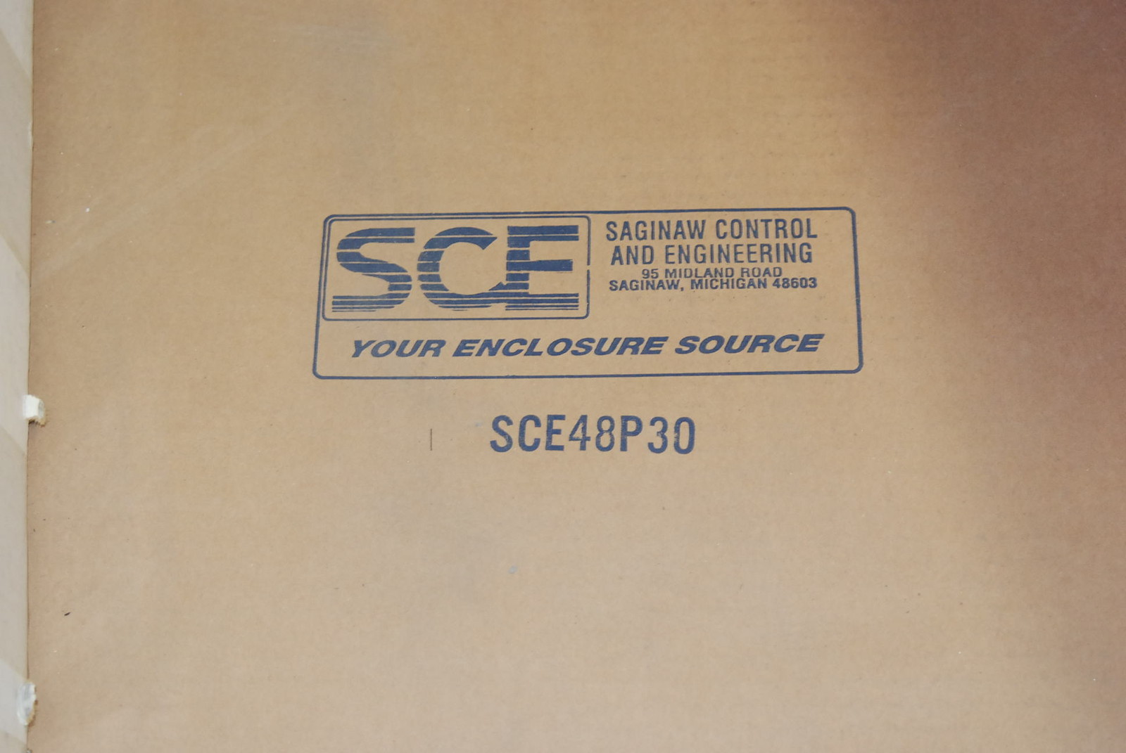 SCE Saginaw Controls SCE48P30 Enclosure Back Panel fits 48" x 30", New ...