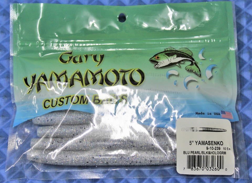 Gary Yamamoto 5" Yamasenko Custom Baits 9-10 Series 10 Pack CHOOSE YOUR ...