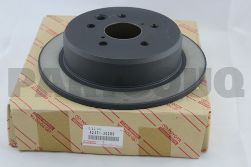 4243130280 Genuine Toyota DISC, REAR 42431-30280 | eBay