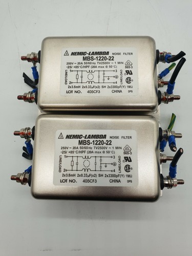 2 units Nemic/Lambda MBS-1220-22 Noise Filter | eBay
