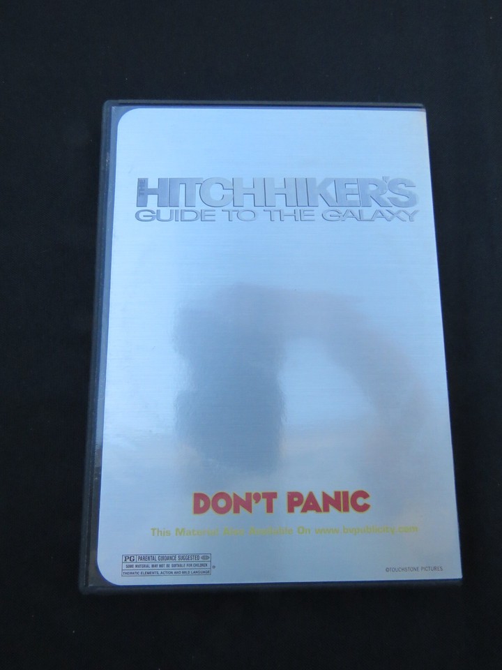 THE HITCHHIKER'S GUIDE TO THE GALAXY DVD CD-ROM PRESS KIT RARE | eBay
