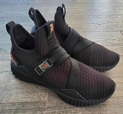 PUMA Defy Selena Gomez Rose Gold Black Mid x Sneakers Women Size 9 | eBay