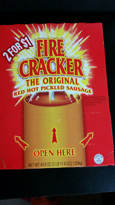 Penrose Fire Cracker Original Red Hot Pickled Sausage 50ct - 0.875 oz ...