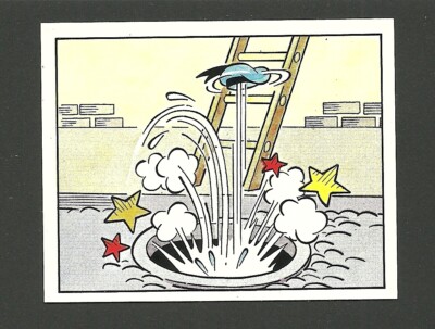 Donald Duck Falling into Sewer Drain #68 Walt Disney 1984 Panini ...