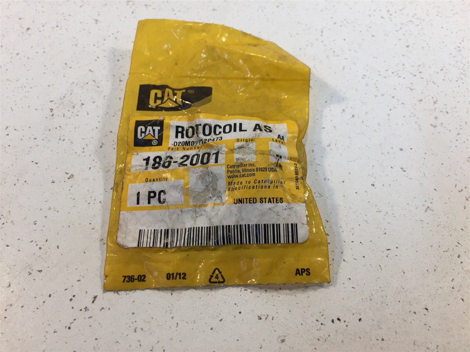 Genuine Caterpillar 186-2001 Rotocoil AS 1862001 | eBay