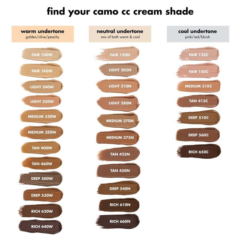 ELF Cosmetics Camo CC Cream Foundation- Fair 120N. Pack Of 4 For $40.00 ...