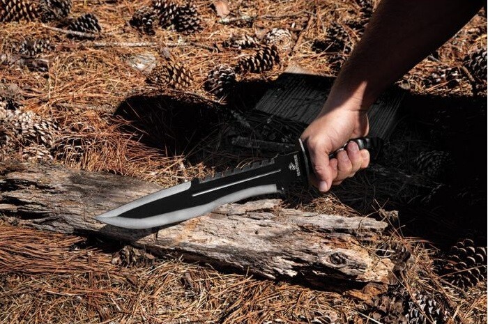 United Cutlery USMC Fixed Knife 10.5" 3Cr13 Steel Blade Polypropylene ...