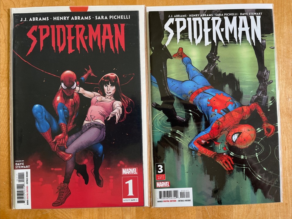 11 AMAZING SPIDER-MAN #1 COMICS - NM LOT - UNMASKED JJ ABRAMS SPIDER ...