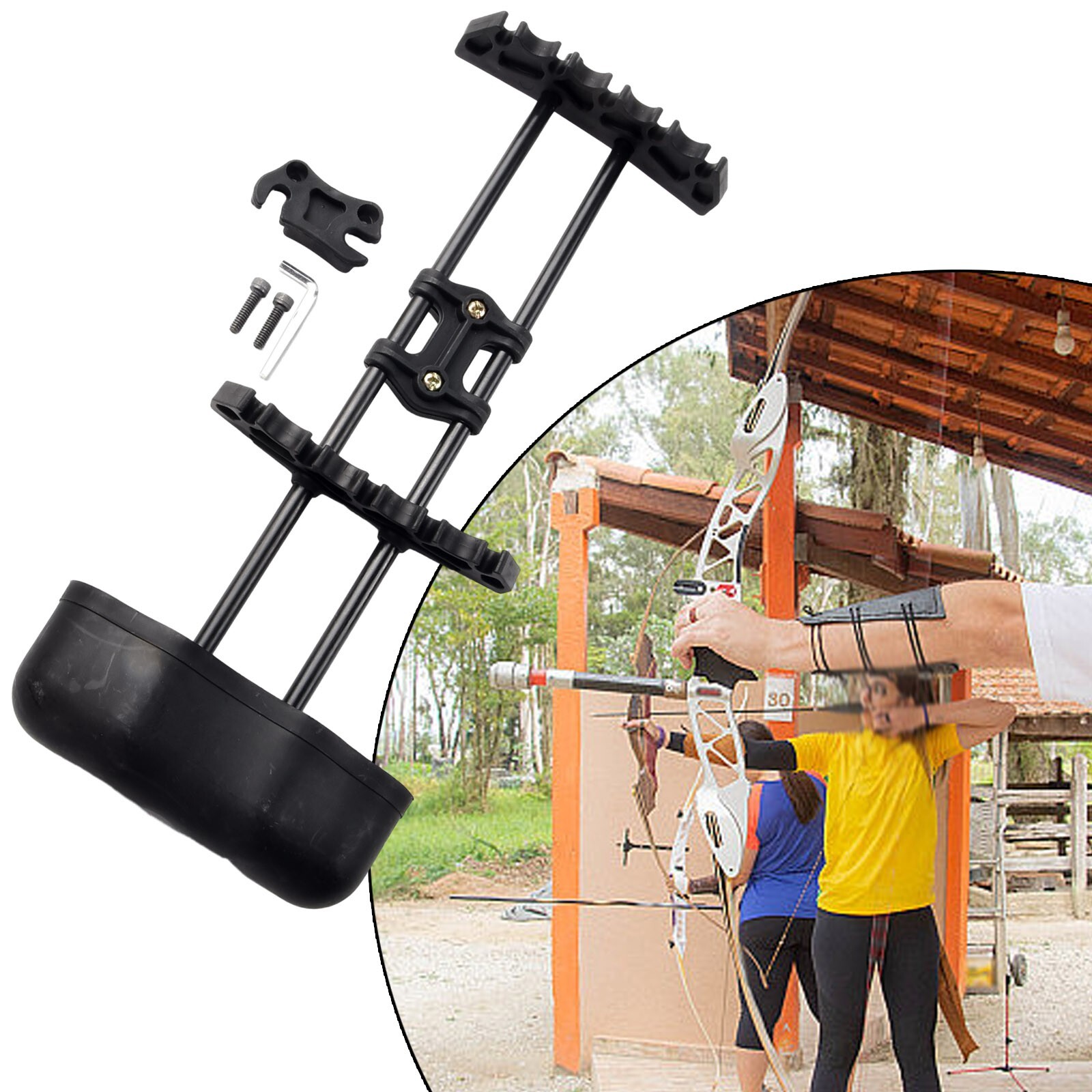 Compact and Reliable Bow Quiver Holds 5 Arrows Suitable for All Arrow ...