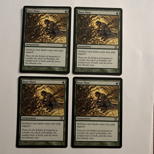 MTG 4x Root Maze Core Set 10th Edition Tenth Modern Magic the Gathering ...
