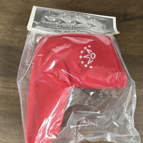 Scotty Cameron Studio Stainless Red Putter Head Cover Golf Accessory | eBay