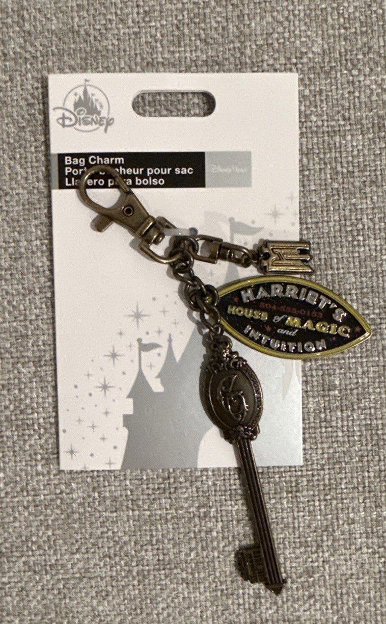 Disney Parks Haunted Mansion Key & Charms Keychain Bag Tag House Of ...