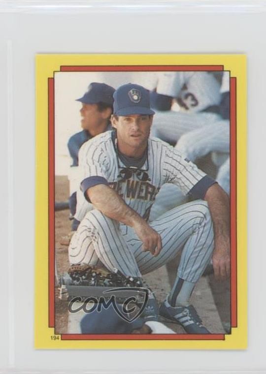 1988 O-Pee-Chee Super Star Sticker Backs ( 194) Ron Guidry Paul Molitor ...