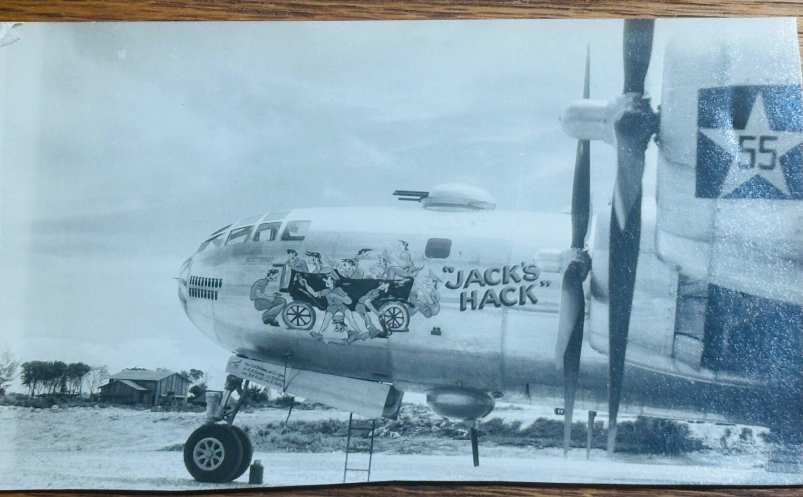Original WW2 B29 Bomber Jack's Hack Nose Art Photo 4.5 x 2.75 | eBay