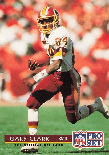 1992 Pro Set #75 Gary Clark Washington Redskins | eBay
