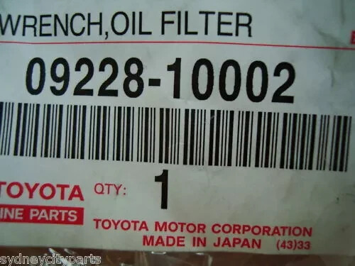 TOYOTA Genuine OEM Wrench Oil Filter 09228-10002 New | eBay