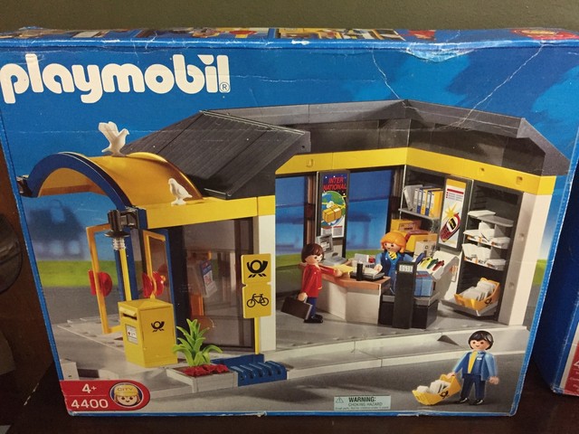 Playmobil 4400 CITY LIFE Post Office EUC Complete Set w/Box ...
