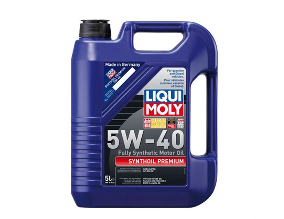 5 LITER Liqui Moly PREMIUM 5W40 Synthetic Engine Motor Oil for BMW ...