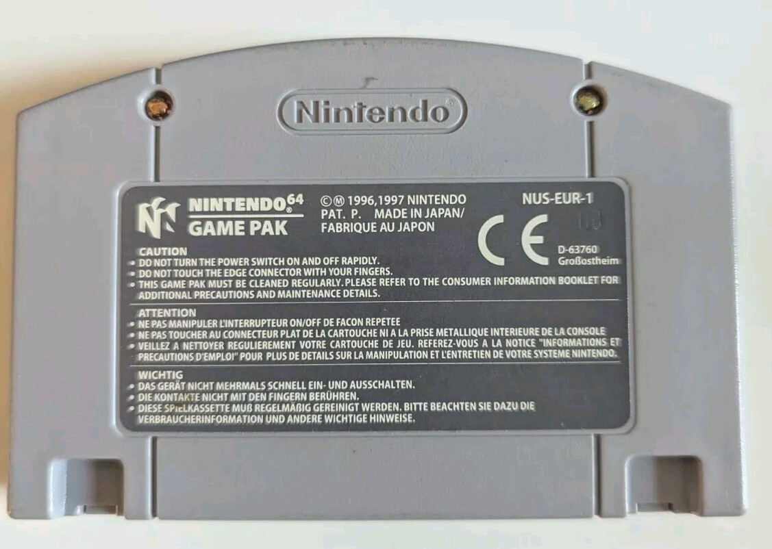 Resident Evil 2 Nintendo 64 (PAL) - Game, Box & Manual | eBay