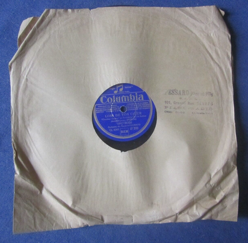 ANCIEN DISQUE 78 TOURS TINO ROSSI QUAND REVIENDRA LE JOUR / LOIN DE TON ...
