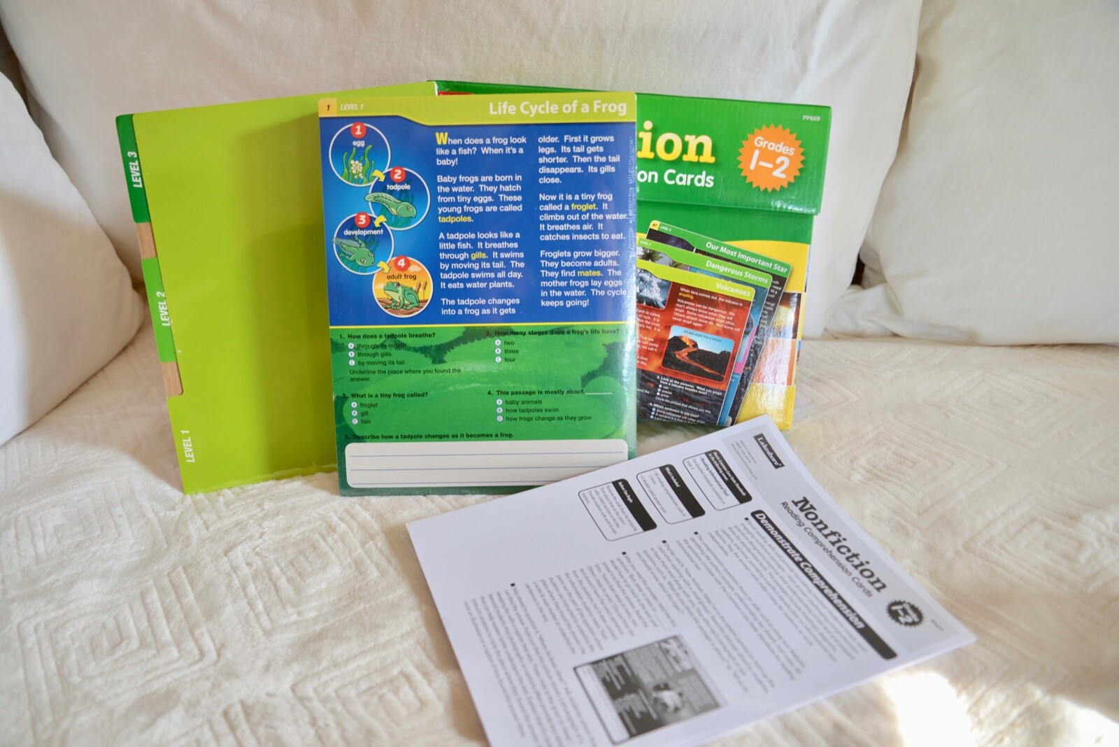 NEW Lakeshore Nonfiction Reading Comprehension Card Books - Item PP669 ...