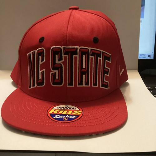 NEW North Carolina State Wolfpack Kids Youth Zephyr Big Logo Snapback ...